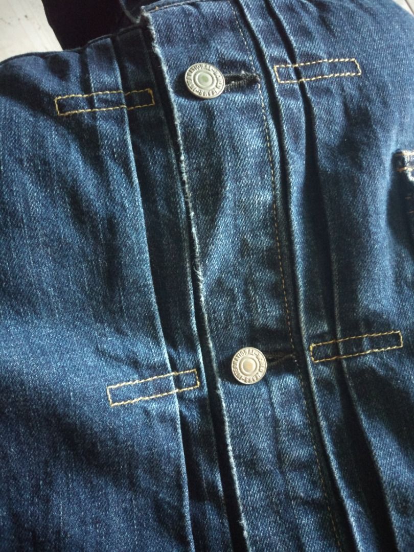 Remi Relief Japan Type 1 Denim Jacket XL, Men's Fashion, Coats, Jackets ...