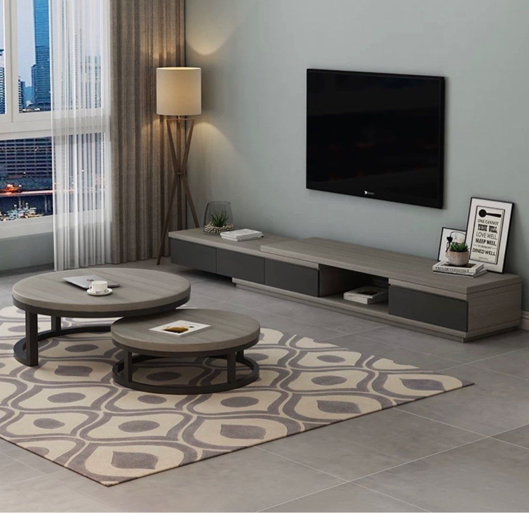 RIQI Modern Tv Console, Furniture & Home Living, Furniture, TV Consoles ...