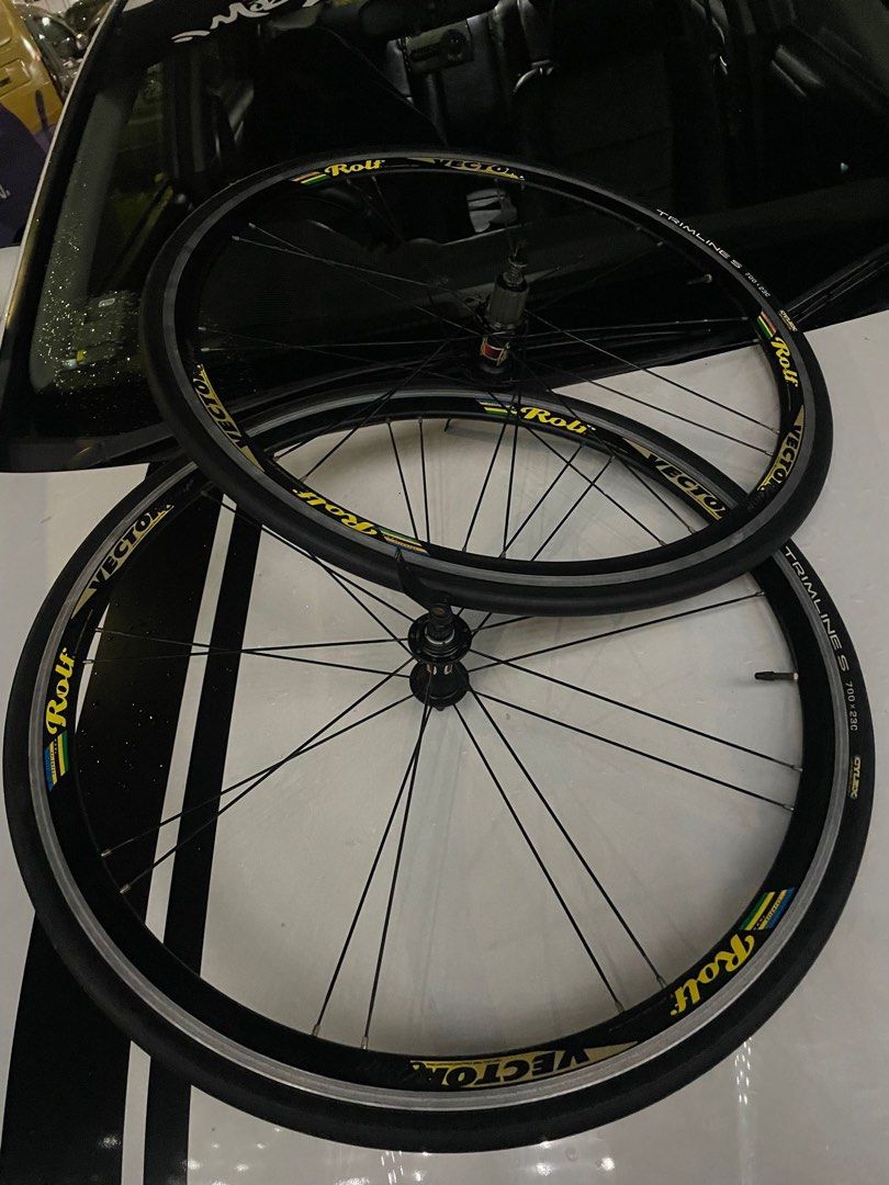 Rolf vector 700cc road bike wheelset, Sports Equipment, Bicycles ...