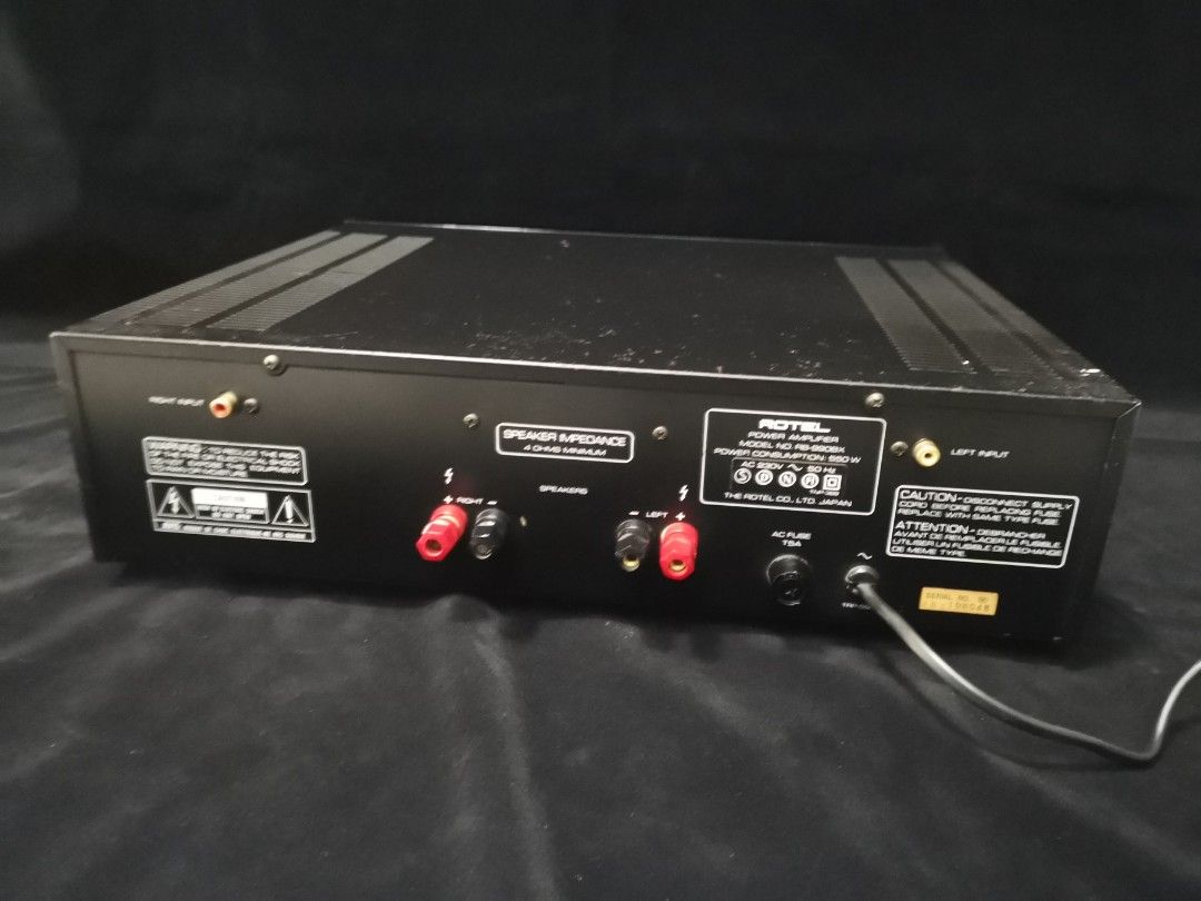 Rotel RB990BX Power Amplifier, Audio, Soundbars, Speakers & Amplifiers ...