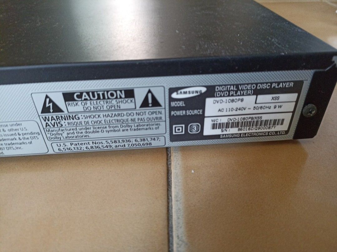 Samsung HD DVD VCD CD Player with HDMI, TV & Home Appliances, TV ...