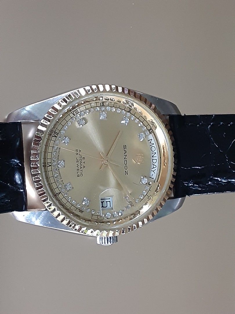 SANDOZ President Watch Swiss Made, Luxury, Watches on Carousell