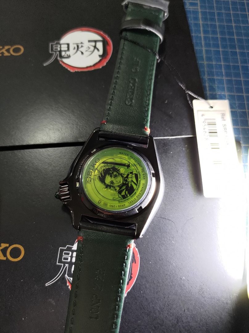 Seiko 5 Sports 5仔 x 鬼滅之刃 灶門炭治郎 機械手錶 SRPJ23K1 限量500 Demon Slayer Tanjiro ...