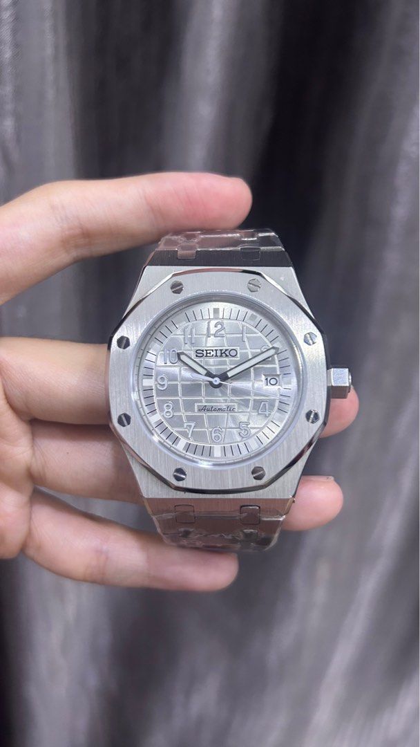 Seiko Mod AP Silver, Men's Fashion, Watches & Accessories, Watches on ...