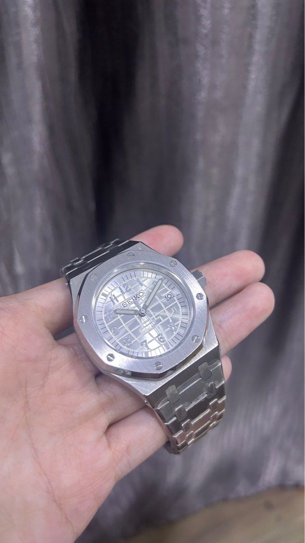 Seiko Mod AP Silver, Men's Fashion, Watches & Accessories, Watches on ...