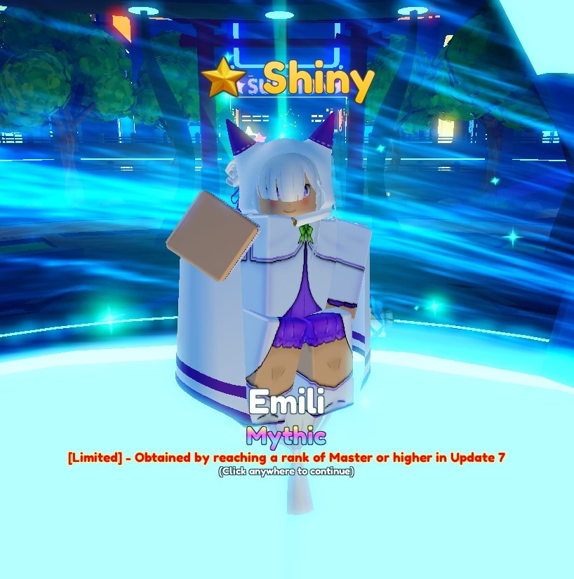 Shiny Emilia SS range | Anime Adventures *READY TO DELIVER*, Tickets ...