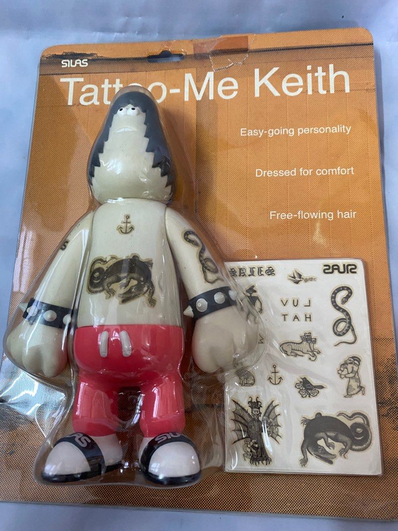 SILAS Tattoo-Me Keith中膠。, 興趣及遊戲, 玩具 & 遊戲類 - Carousell
