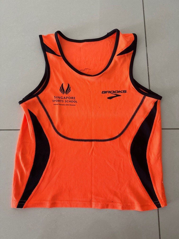 Singapore Sport School Track and Field Running Singlet, Men's Fashion ...
