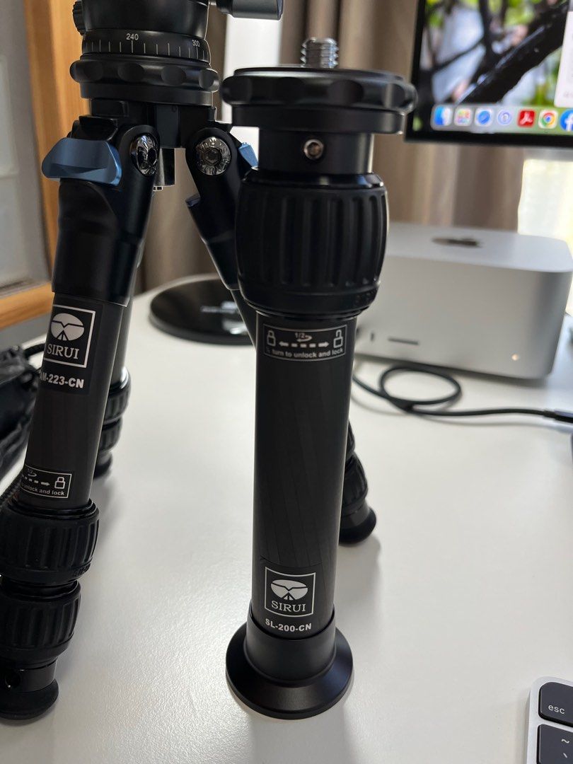 Sirui AM-223 + B-00K ball head + SL-200 CF Center Column, Photography ...