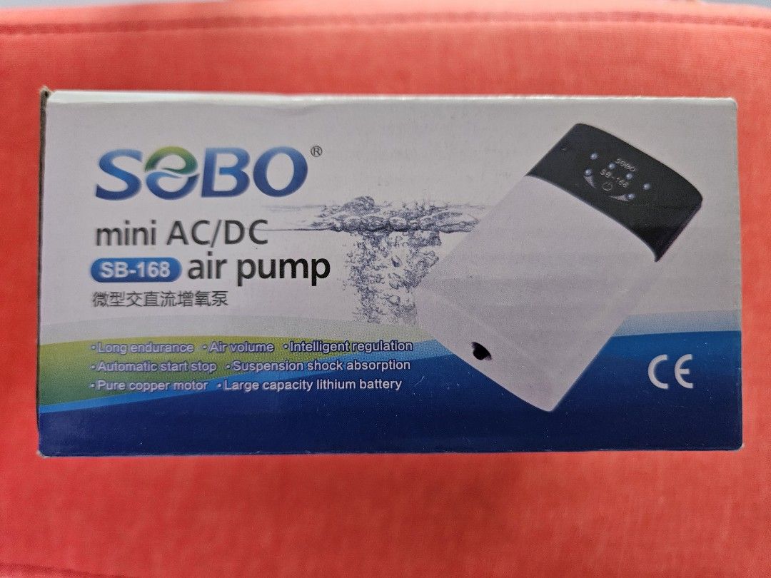 SOBO Air pump for aquarium/fishtank, 寵物用品, 寵物家品及其他 - Carousell