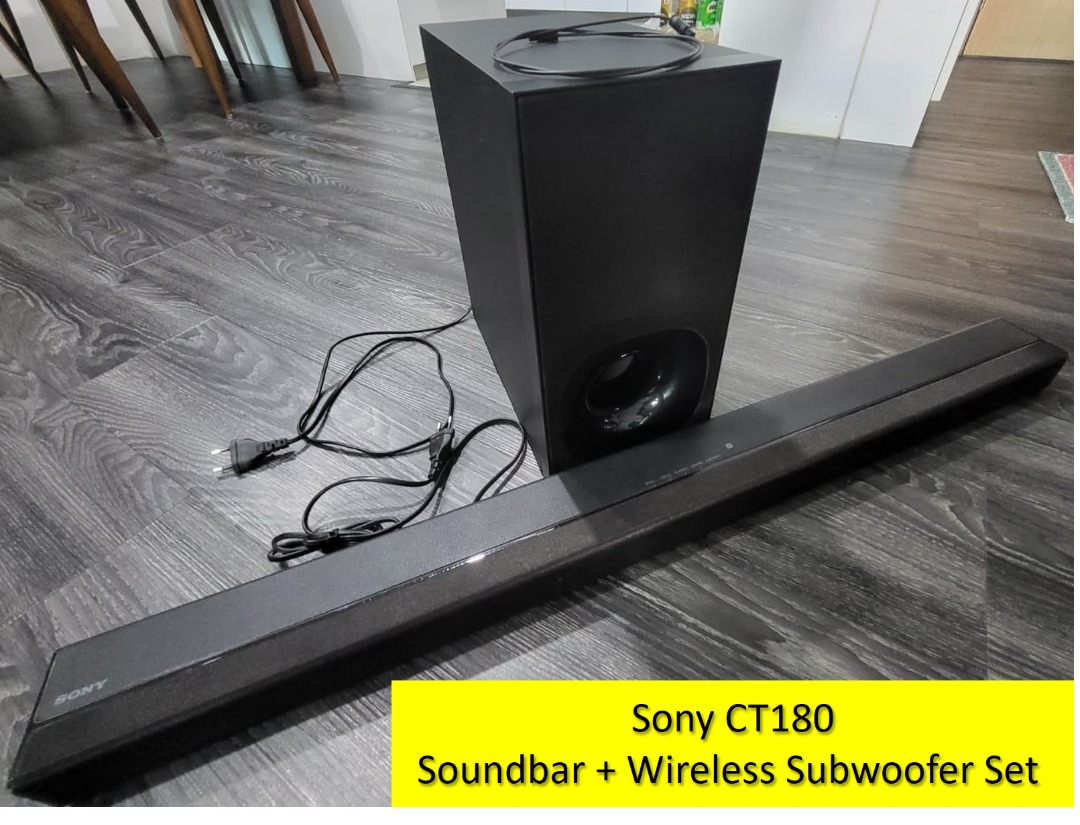 SONY CT 180 Soundbar + Subwoofer Set, Audio, Other Audio Equipment on ...