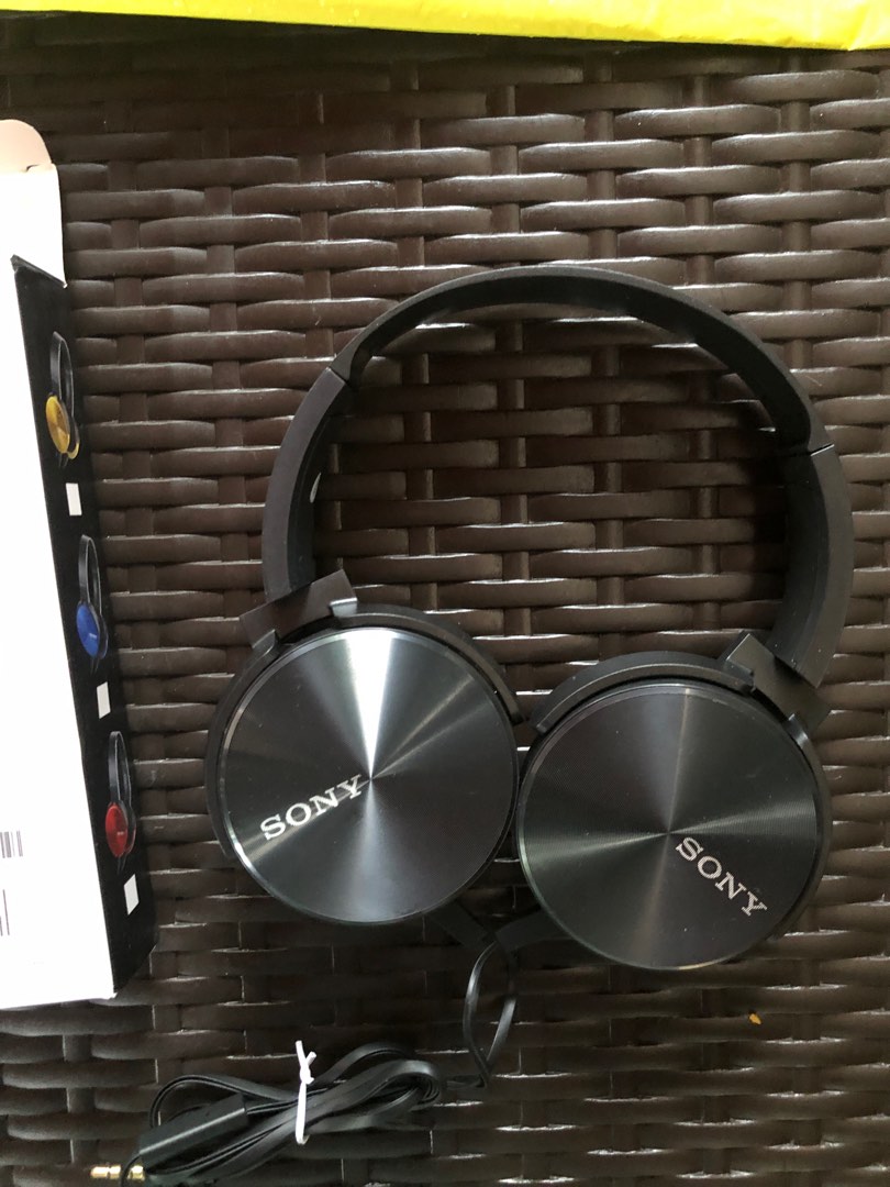 Sony extra bass headphones, Audio, Headphones & Headsets on Carousell