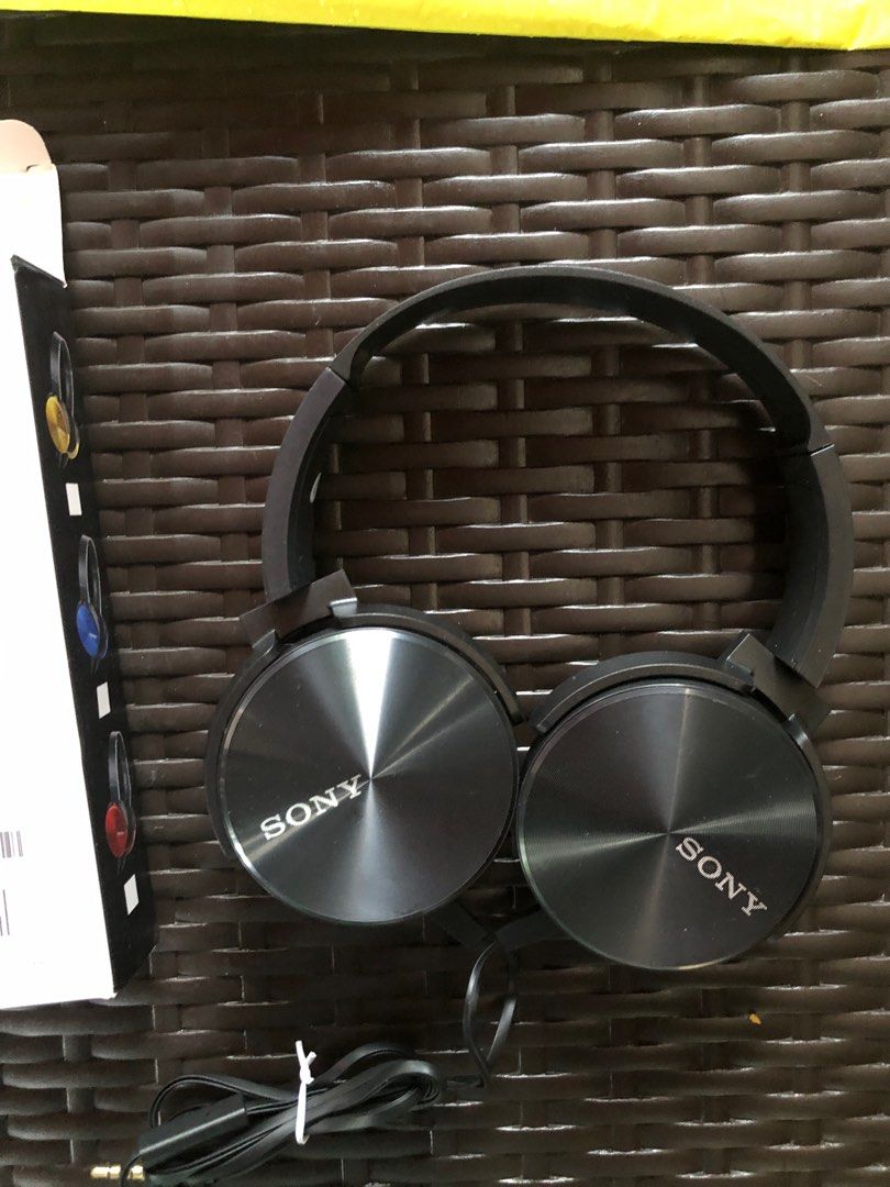 Sony extra bass headphones, Audio, Headphones & Headsets on Carousell