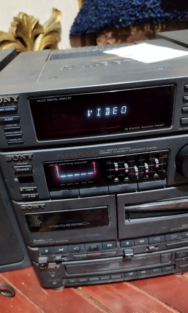 Vintage Sony Mini component (220 volts), Audio, Soundbars, Speakers ...