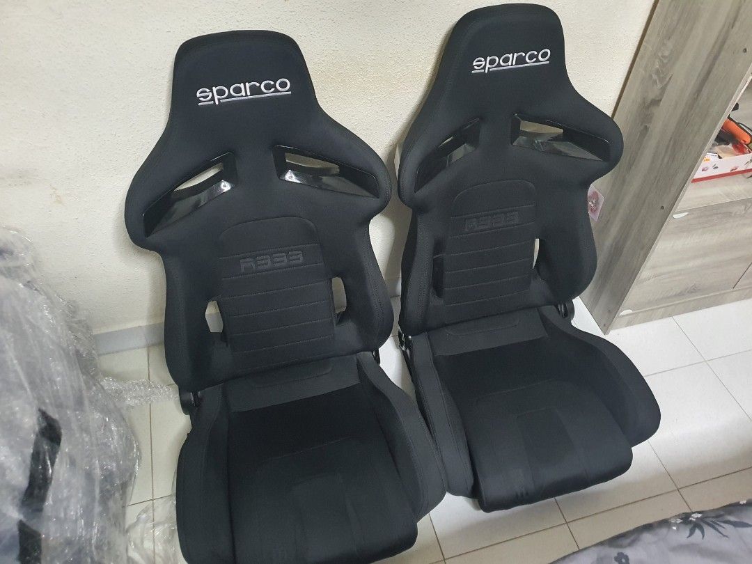 Sparco R333 Semi Bucket Seats, Car Accessories, Accessories on Carousell