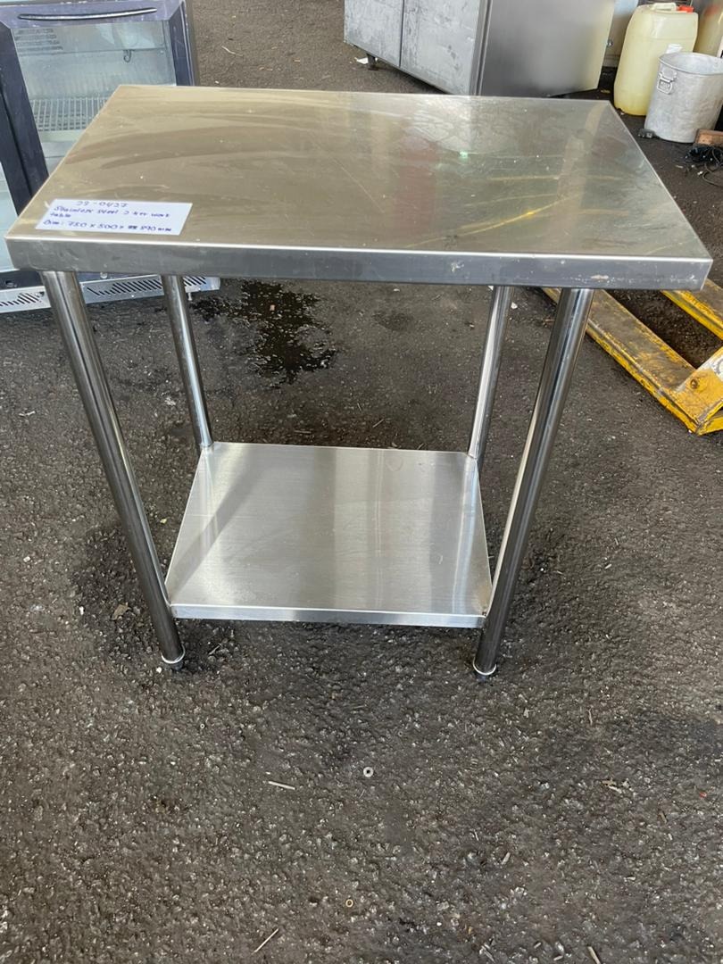 Stainless steel 2 tier work table, Furniture & Home Living, Kitchenware ...