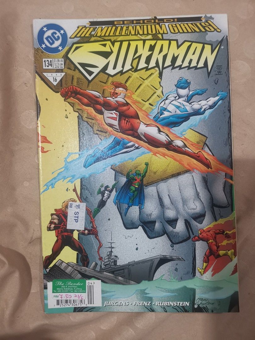 Superman #134 (1998), Hobbies & Toys, Books & Magazines, Comics & Manga ...