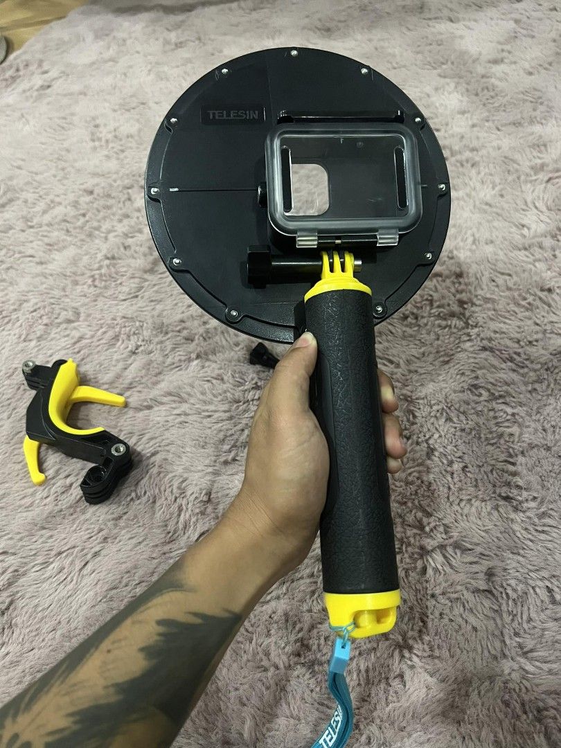 Telesin Dome Port GoPro 9,10,11, Photography, Cameras on Carousell