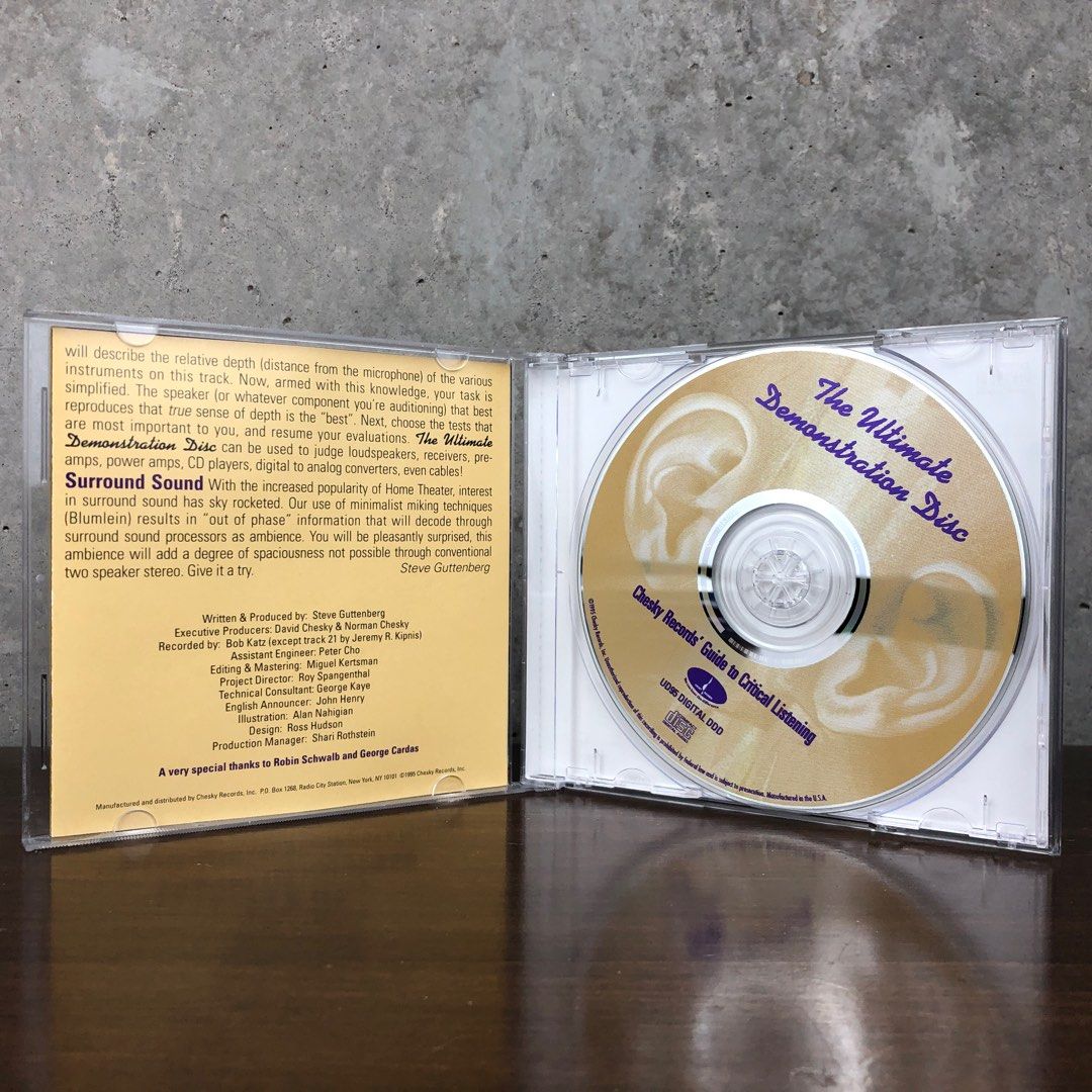 The Ultimate Demonstration Disc | Compilation | Chesky Records | Audiophile CD, Hobbies & Toys ...