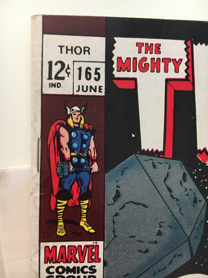 Thor 165 - First appearance of Adam Warlock, Hobbies & Toys, Books ...