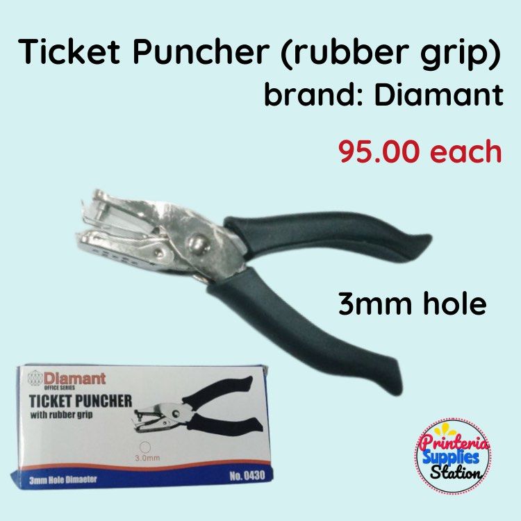 Ticket Puncher with Rubber grip on Carousell