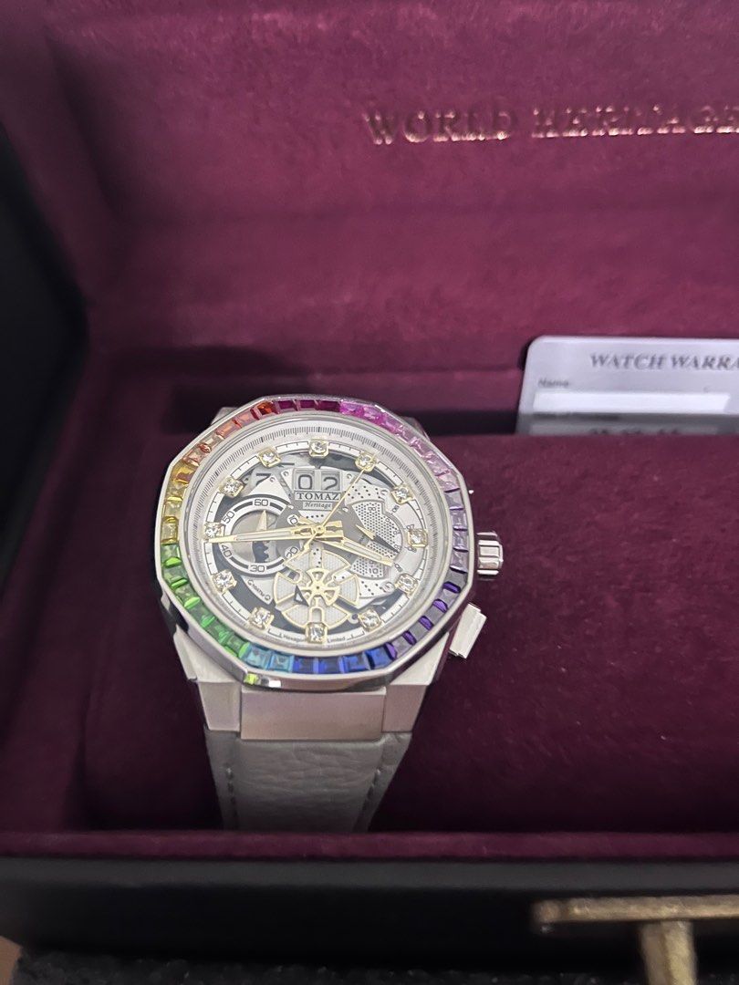 Tomaz limited edition watch hexagon rainbow (rare), Luxury, Watches on ...