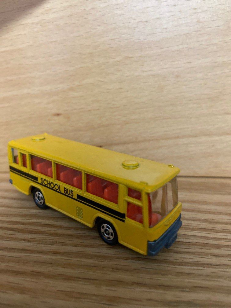 Tomica made in Japan school bus Hino Rainbow Skeleton Bus, Hobbies ...