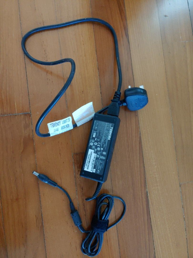 Toshiba laptop power cable, Computers & Tech, Laptops & Notebooks on ...