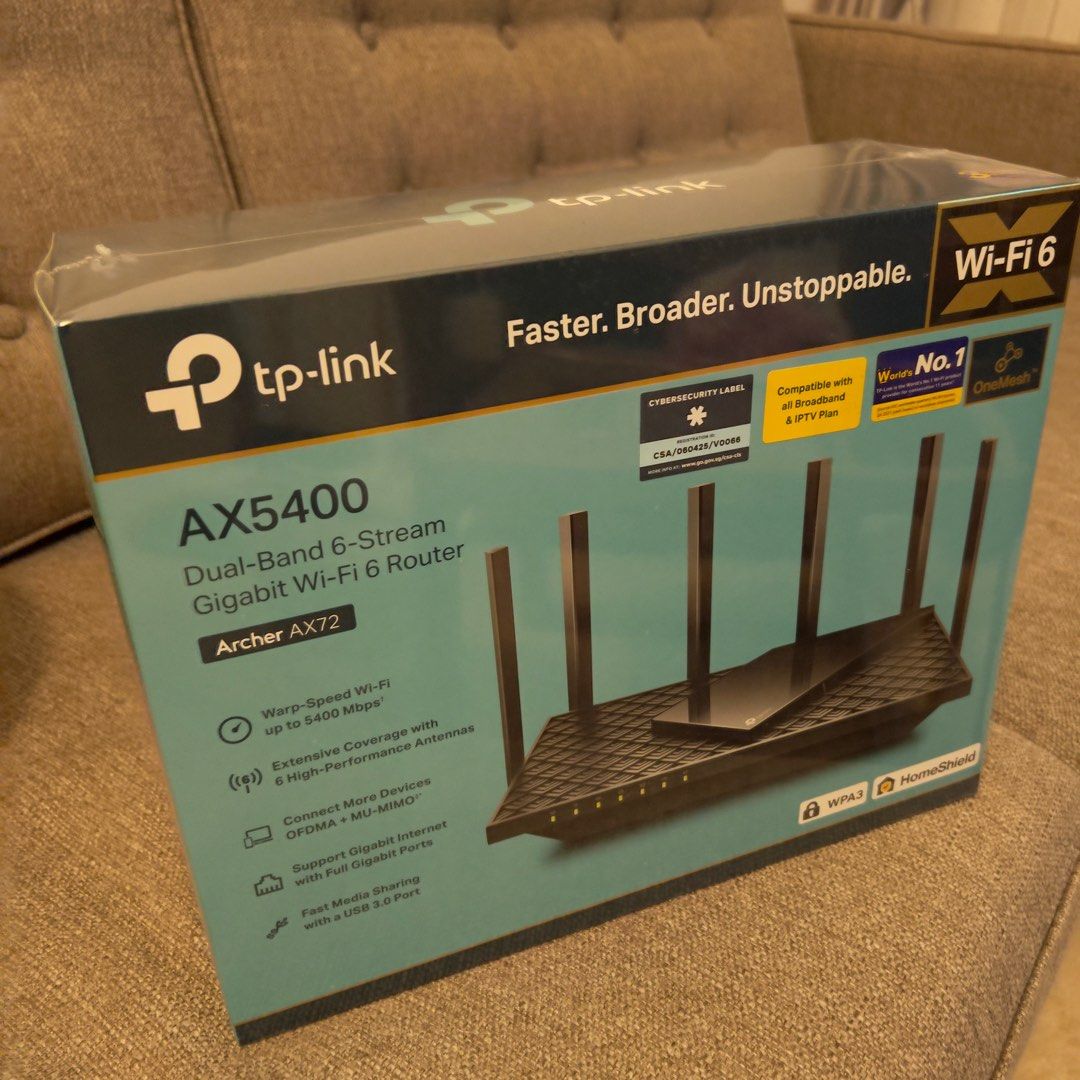 TP Link 5400 Router 全新未拆封路由器Wifi6, Computers & Tech, Parts ...