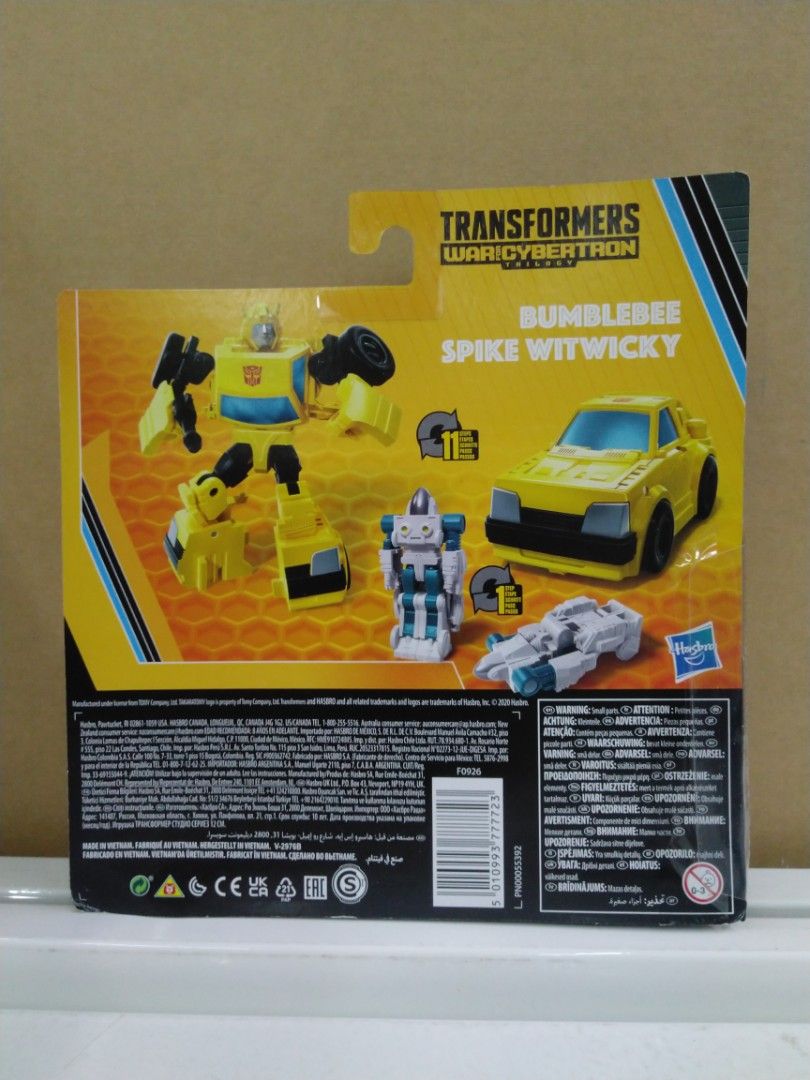 Transformers Buzzworthy Bumblebee and Spike Witwicky, Hobbies & Toys ...