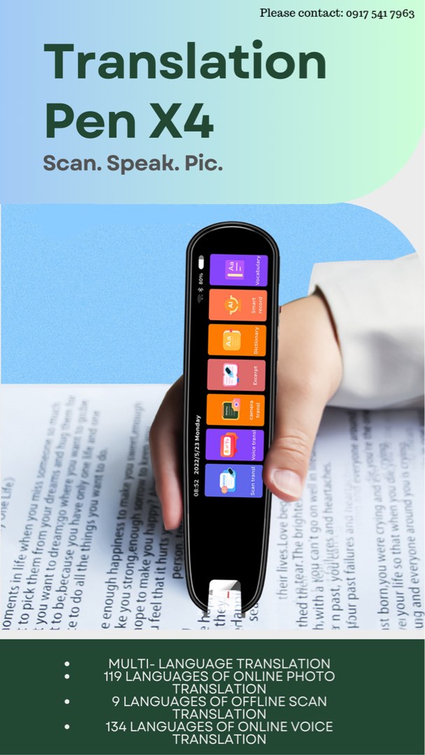 Translation Pen X5, Mobile Phones & Gadgets, Other Gadgets on Carousell