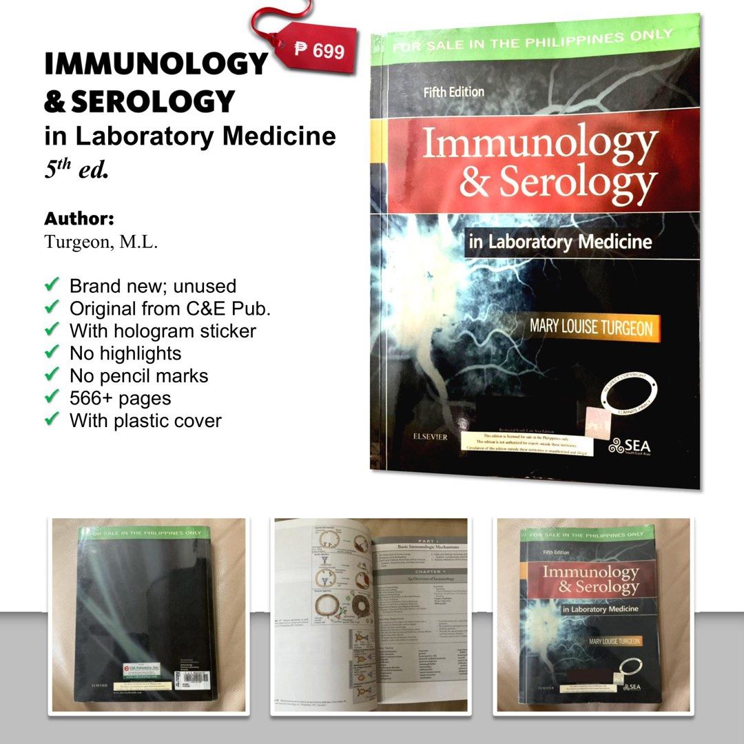 TURGEON Immunology and Serology in Laboratory Medicine 5th Edition ...