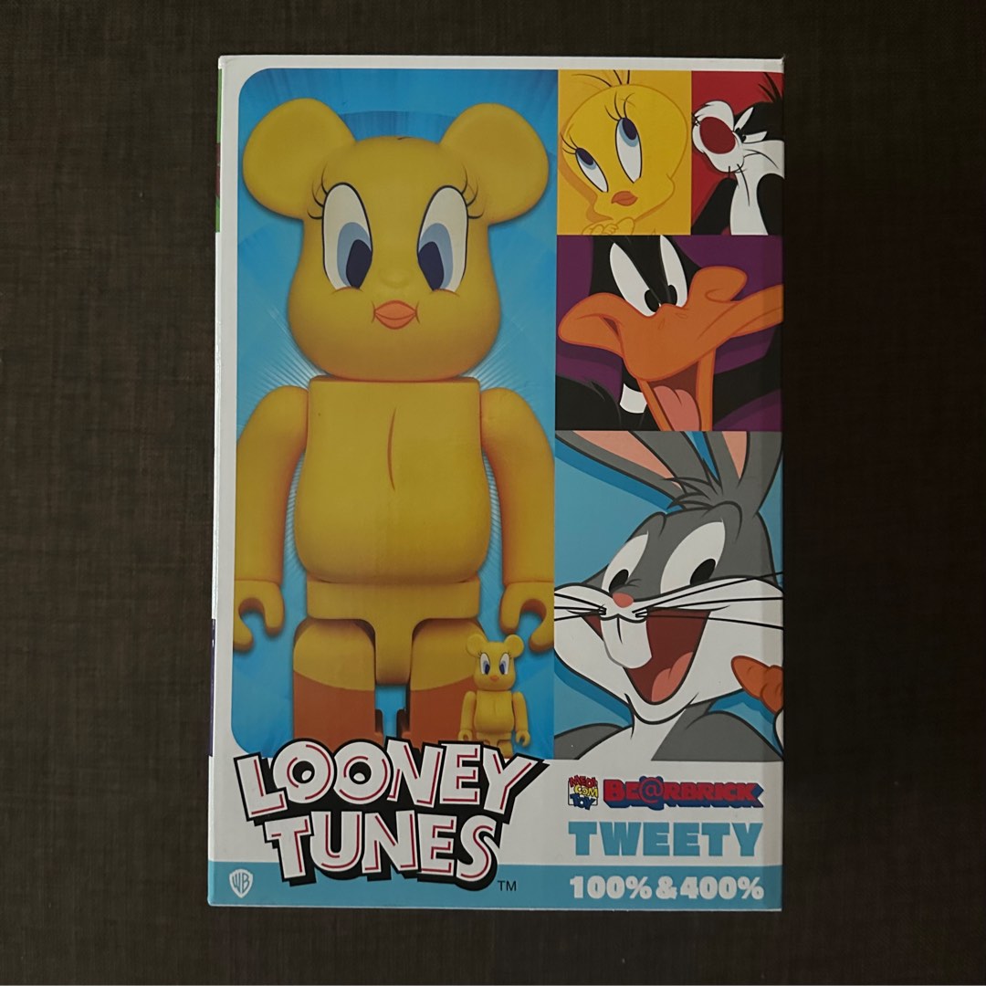 Tweety Bird Bearbrick 400% + 100%, Hobbies & Toys, Toys & Games on ...