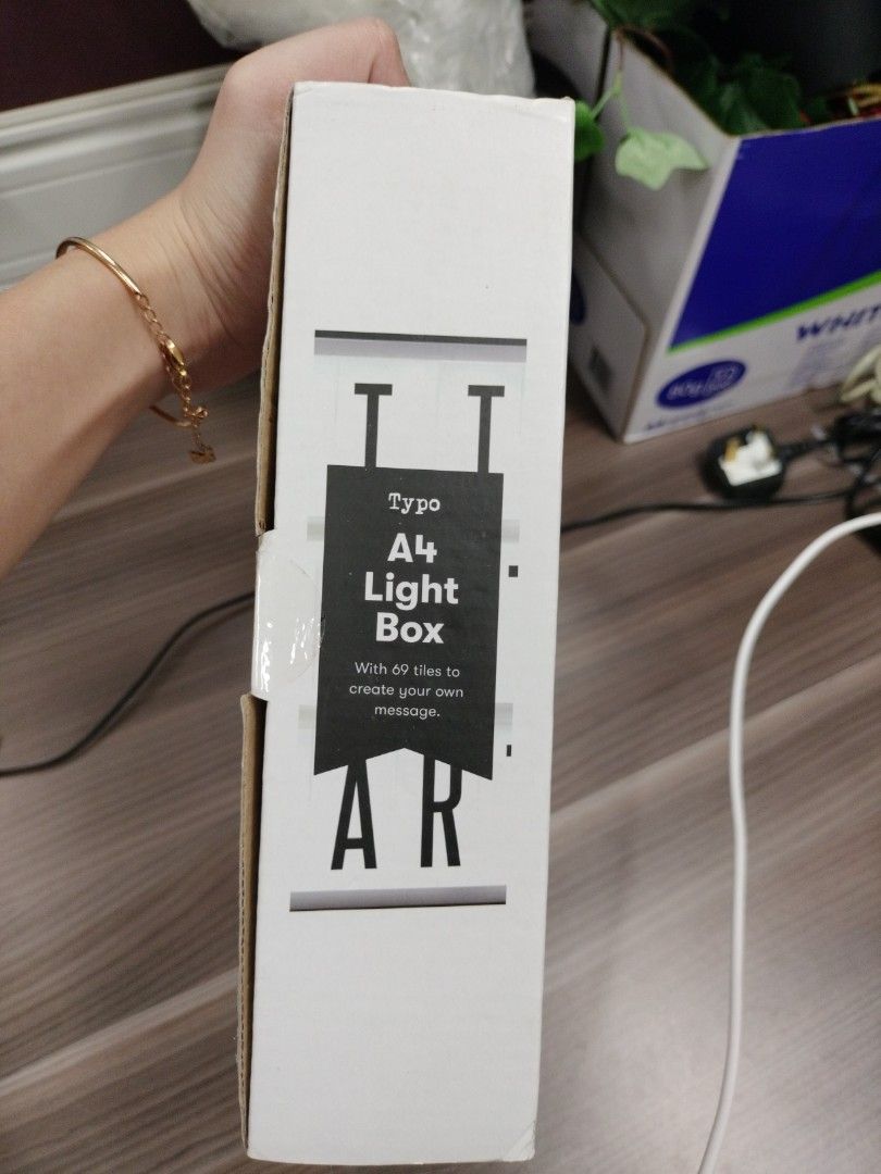 Typo A4 Light Box, Furniture & Home Living, Home Decor, Frames ...
