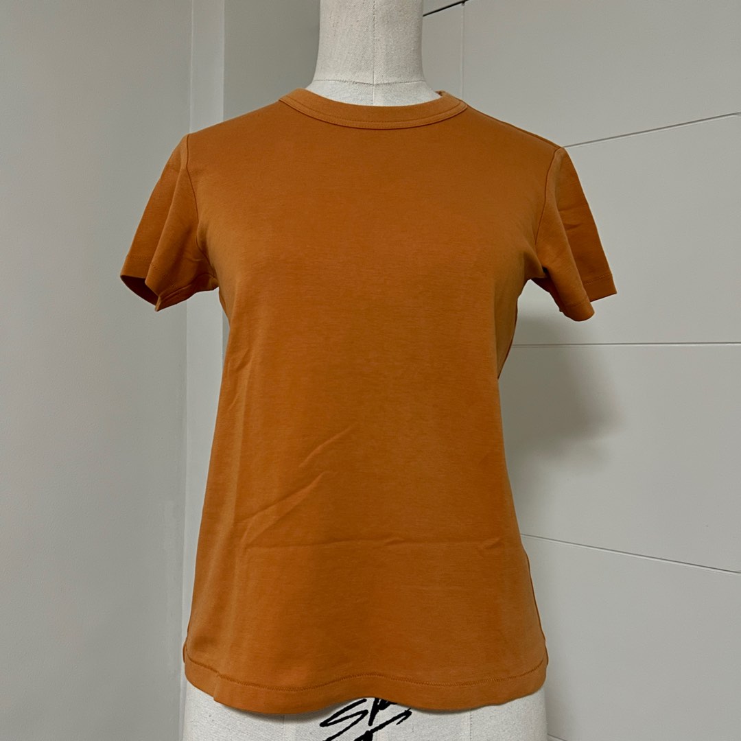 Uniqlo shirt orange, Women's Fashion, Tops, Shirts on Carousell
