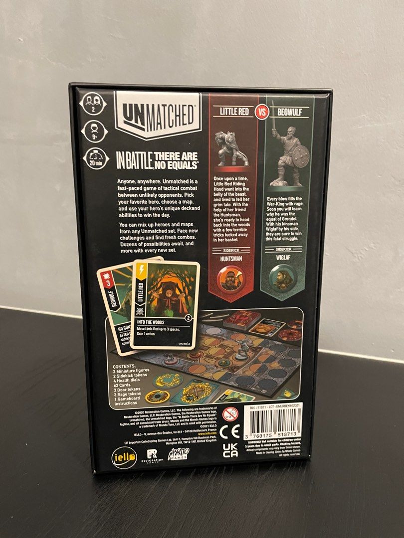 Unmatched: Little Red Riding Hood vs. Beowulf , Hobbies & Toys, Toys ...