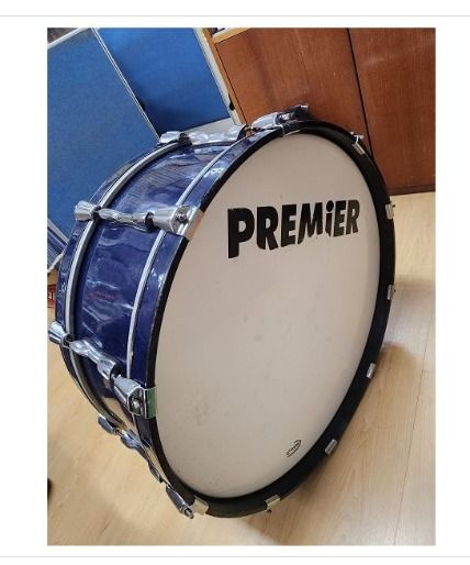 Used Premier Parade Bass Drum 26 X 10 Inch Blue, Hobbies & Toys, Music ...