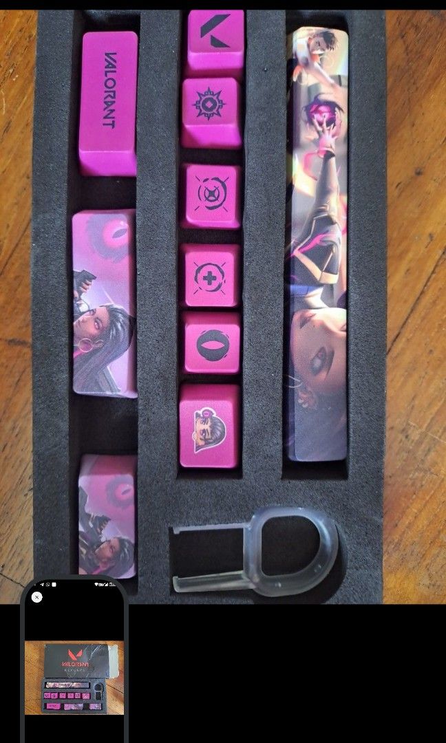 Valorant Reyna Keycaps, Computers & Tech, Parts & Accessories, Computer ...