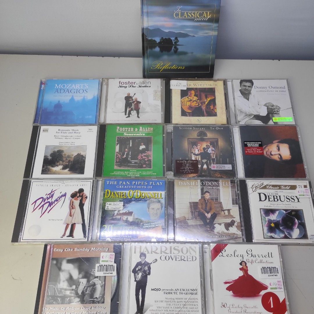 Various CD album classics and top of the charts from the UK @ 135 each ...