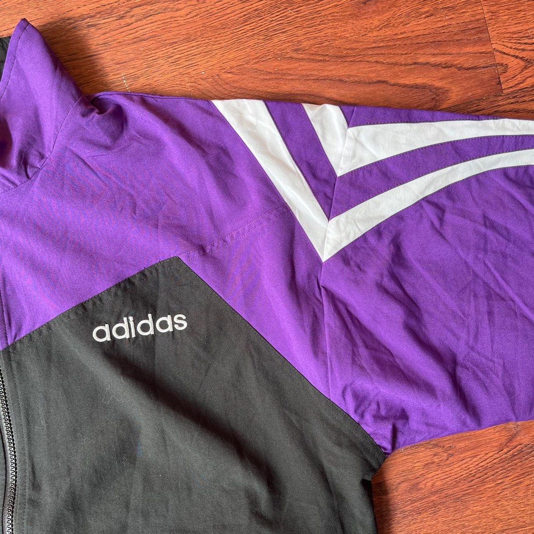 Vintage Adidas Tri Color Jacket on Carousell