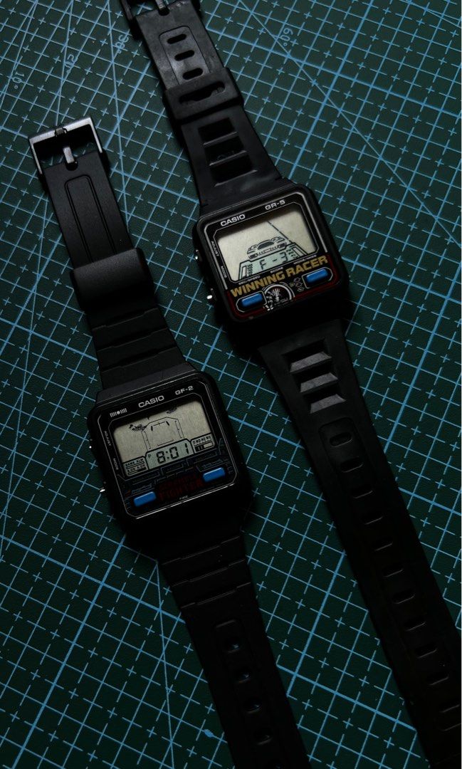 Vintage casio game watch GR-5 Japan | Winning Racer, Men's Fashion ...