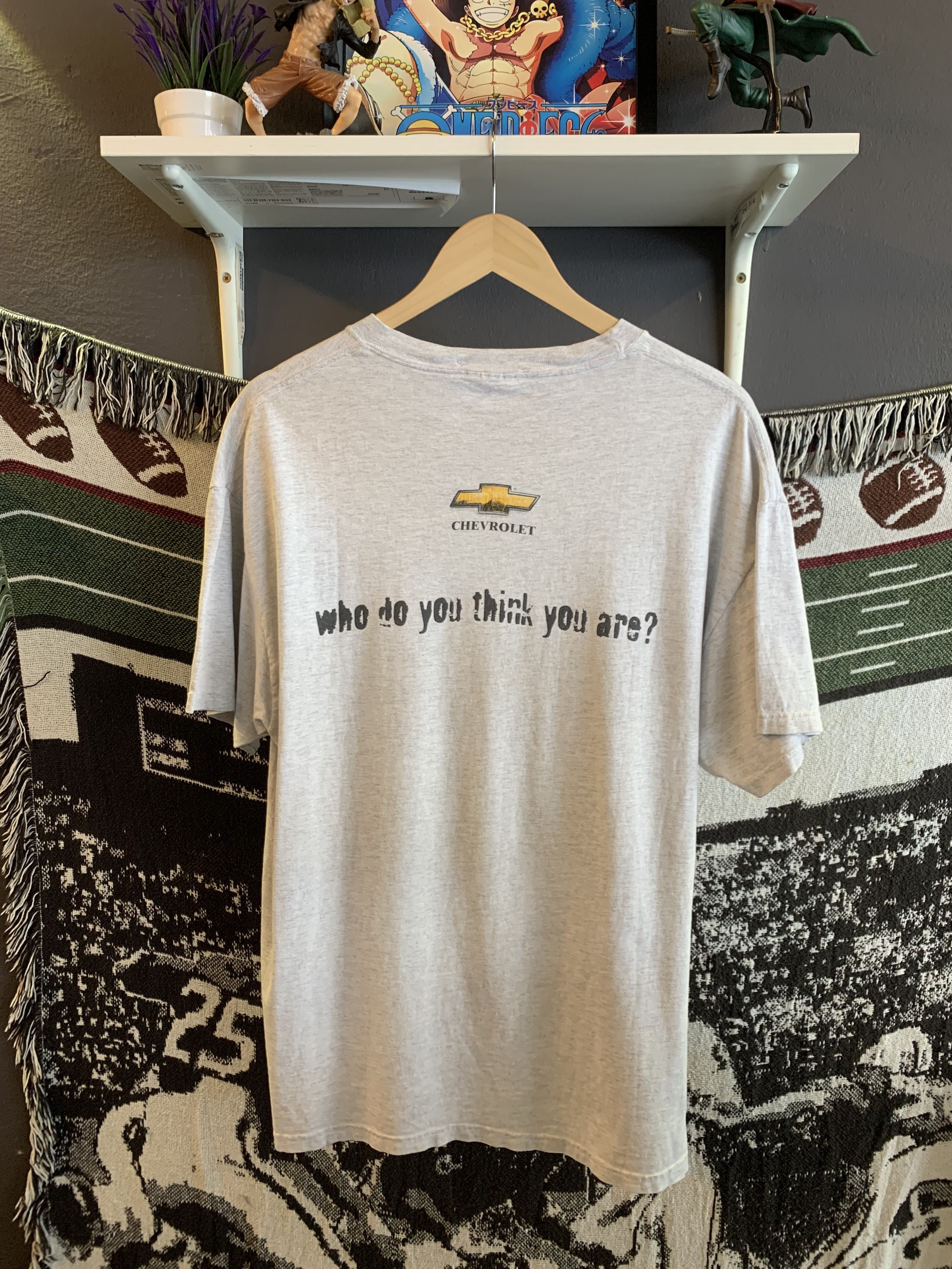 vintage chevrolet wording tshirt, Men's Fashion, Tops & Sets, Tshirts ...