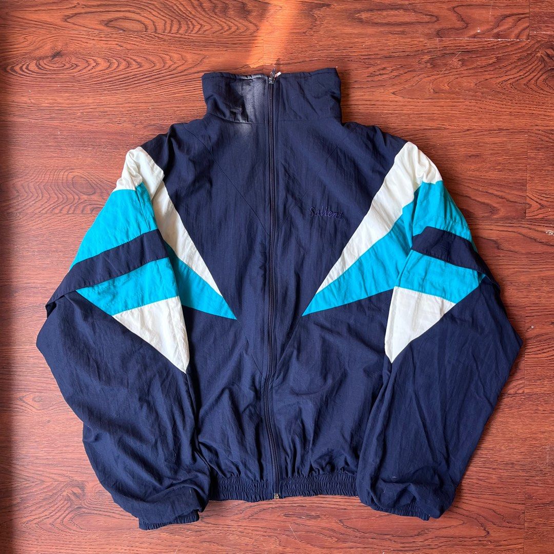 Vintage Salient Tri Color Windbreaker Jacket on Carousell