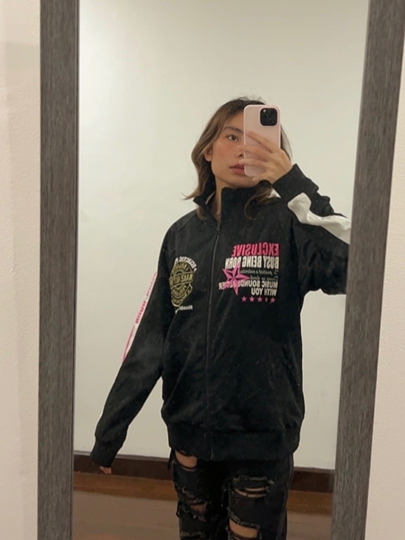 Vintage Track Jacket, Women's Fashion, Coats, Jackets and Outerwear on ...