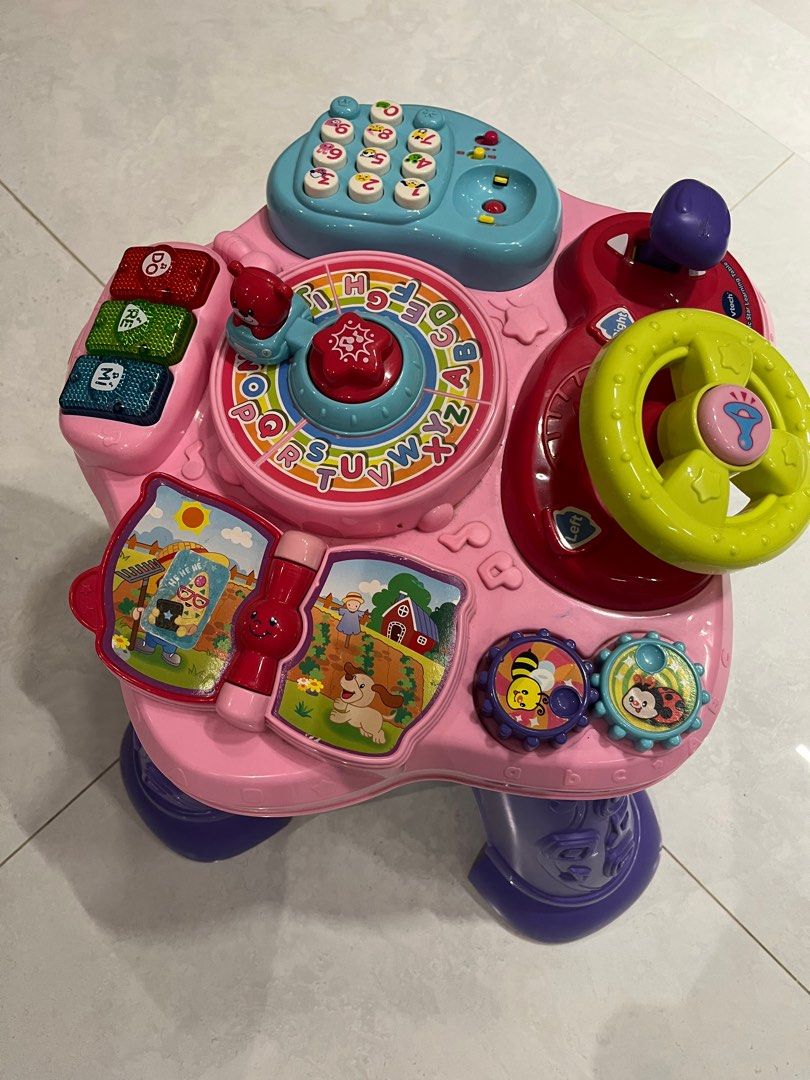 VTech Children Activity table, Babies & Kids, Infant Playtime on Carousell