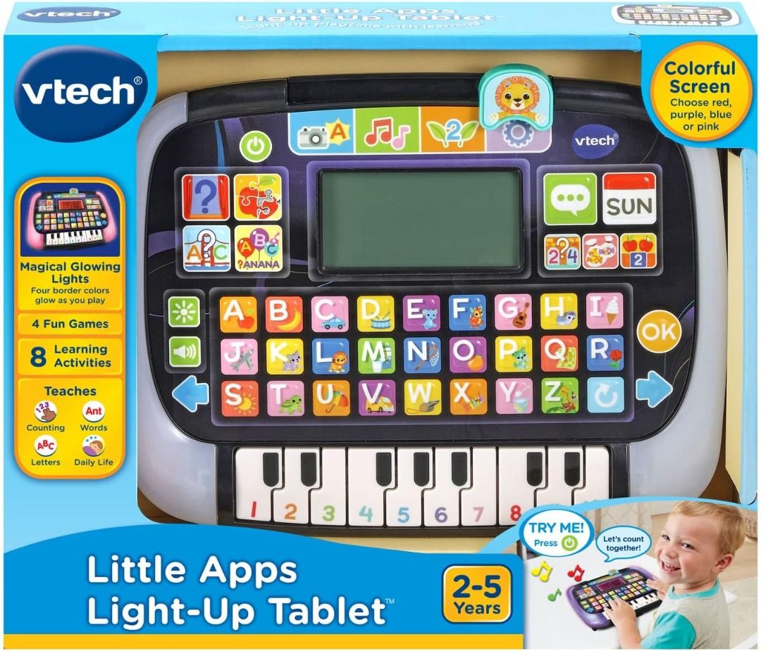 (READY STOCK) VTech Little Apps Light-Up Tablet, Hobbies & Toys, Toys ...