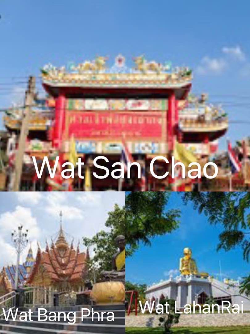 Wat San Chao Ah Pei Rong Si Wat Bang Phra Singha Wat Lahan Rai Hanuman ...