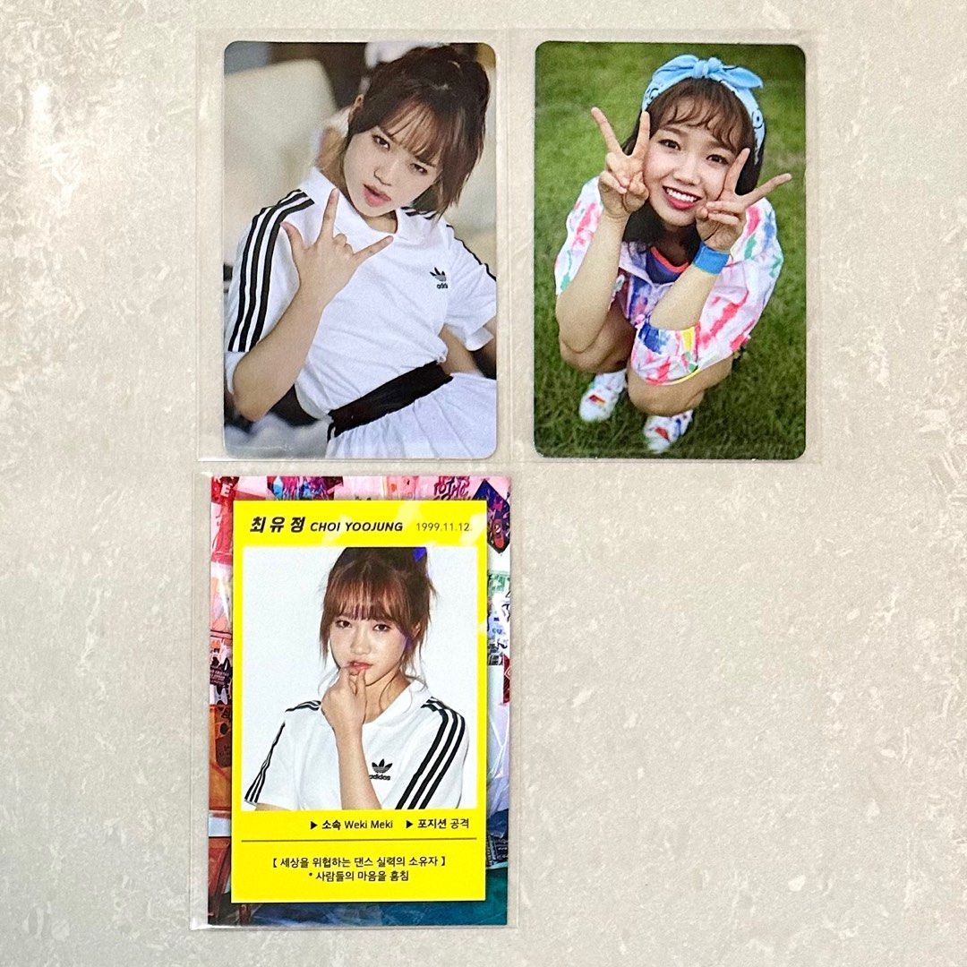 Weki Meki IOI Yoojung album 專輯小卡, 興趣及遊戲, 收藏品及紀念品, 韓流 - Carousell