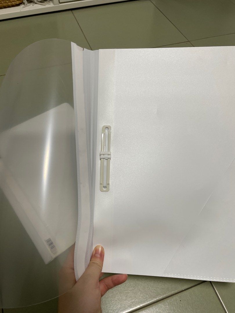 White A4 File (Hole punch), Hobbies & Toys, Stationery & Craft ...