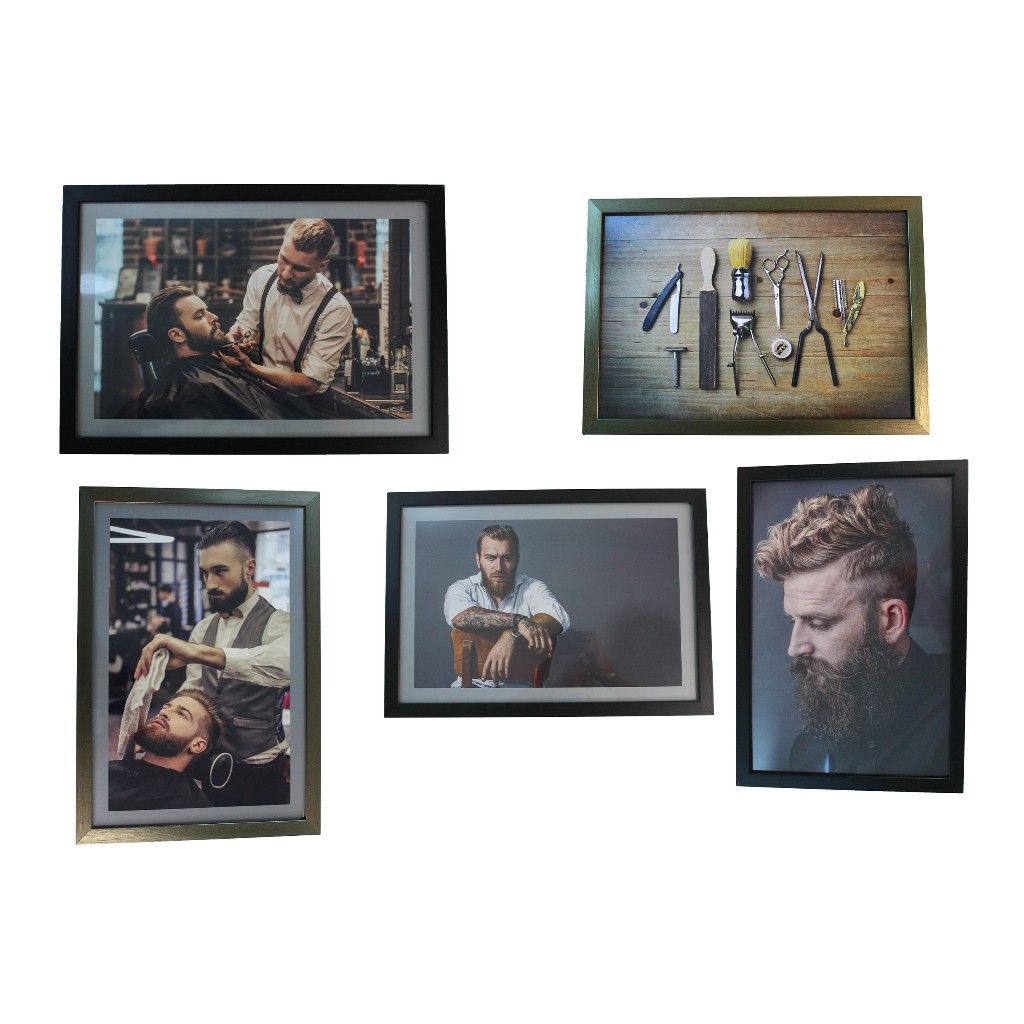 Wholesale Sign Barber Shop Beauty Salon Haircut Barber Wall Frame ...